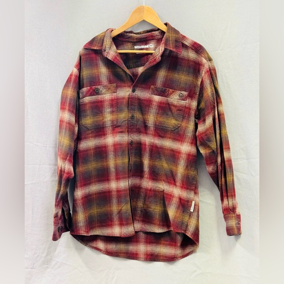 Wolverine | Shirts | Wolverine Flannel Plaid Red Multicolor Size Large ...